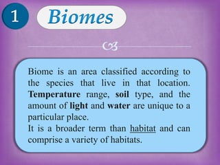 BIOMES AND THEIR DISTRIBUTION. new 3.pptx