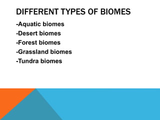 Biomes | PPTX