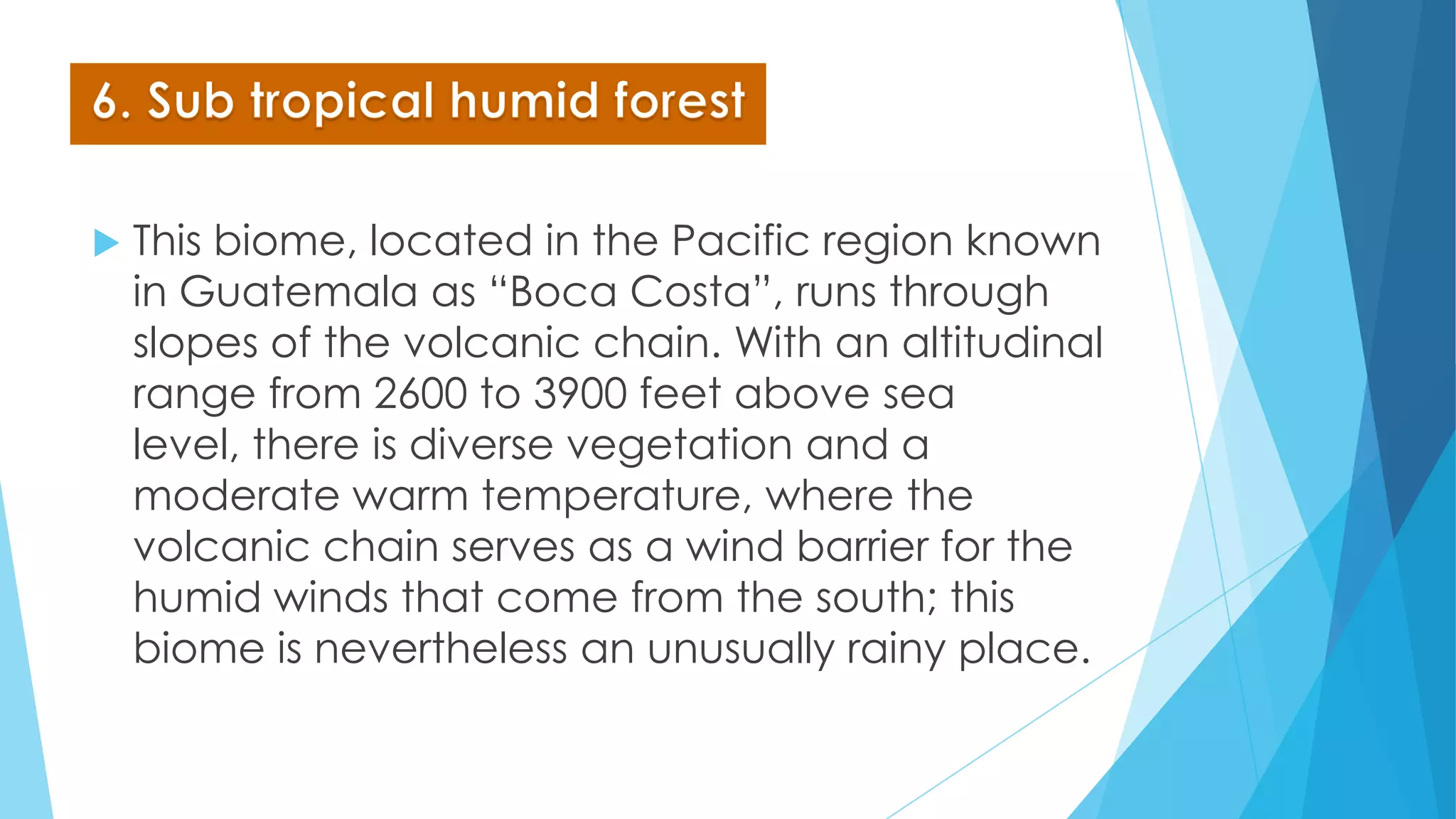 Biomes of guatemala | PPTX