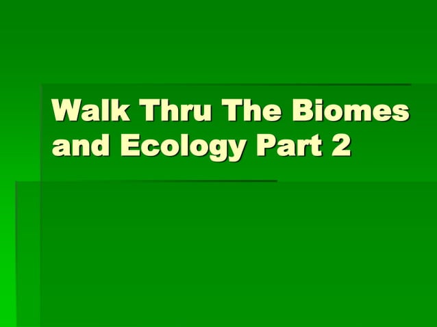 Biomes ppt | PPT