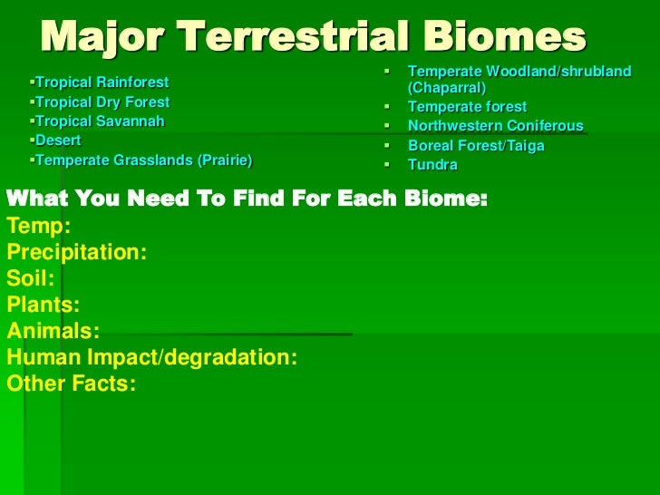 Biomes ppt