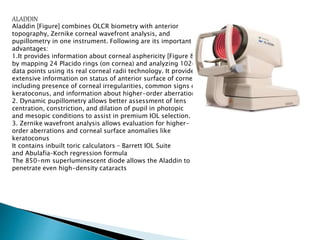 Presentations optical Biometery for medical students | PPTX