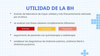 Interpretación de la biometría hematica. | PPTX
