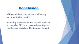 Biometric | PPTX
