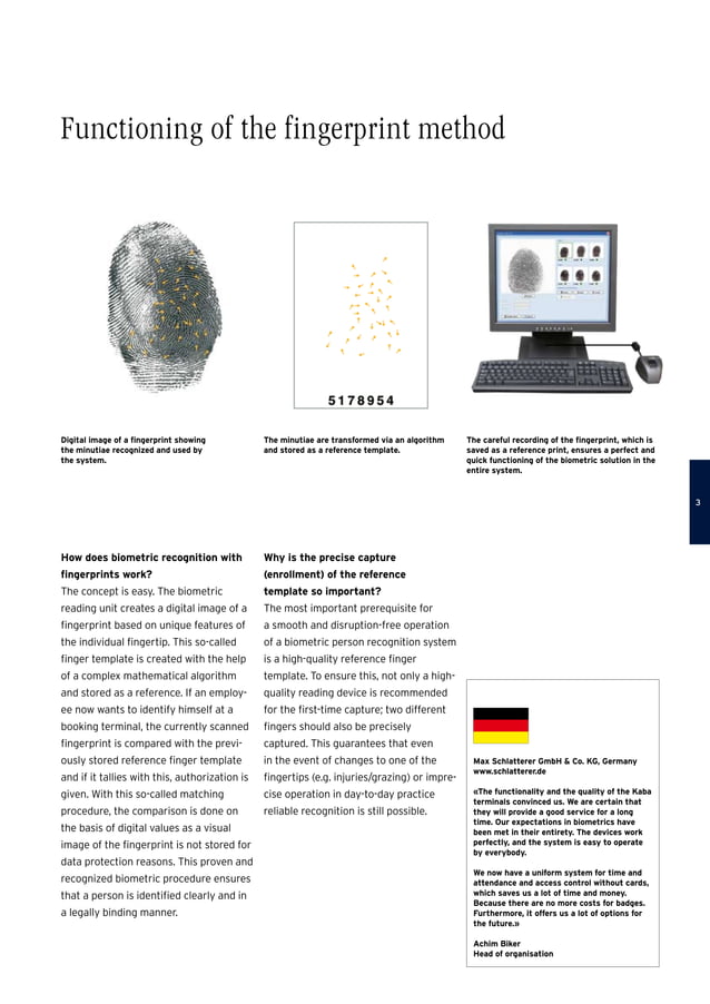 Biometric solutions-from-kaba | PDF