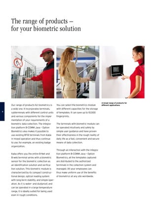 Biometric solutions-from-kaba | PDF