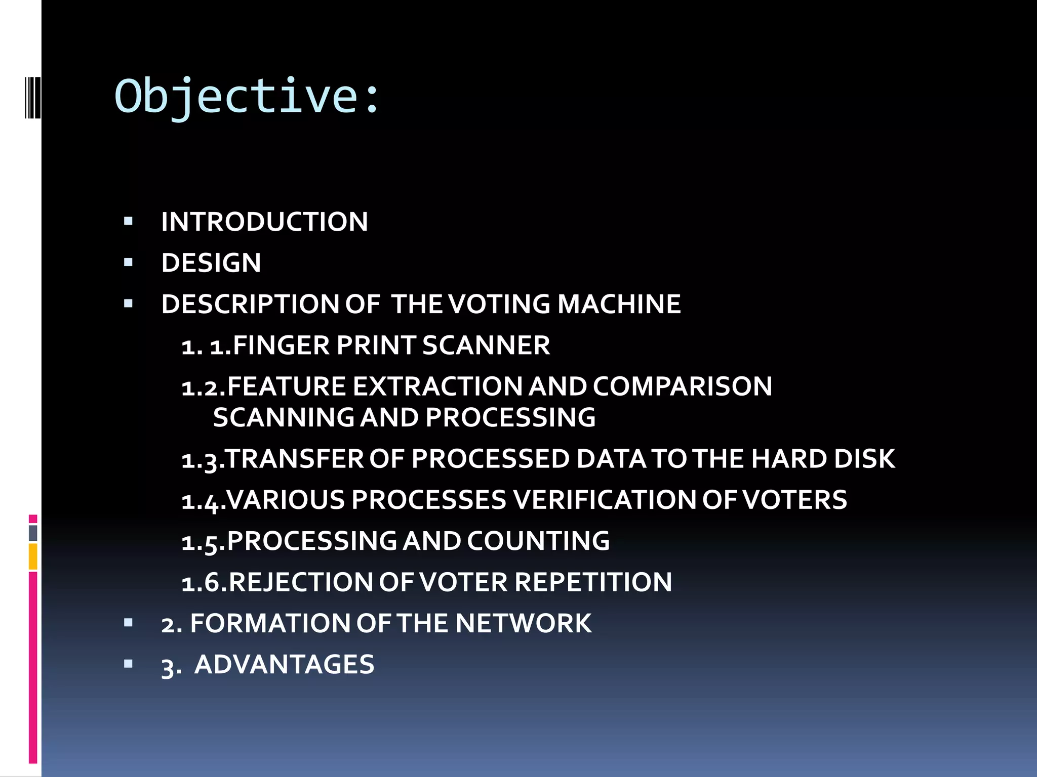 Biometric Voting System | PPTX