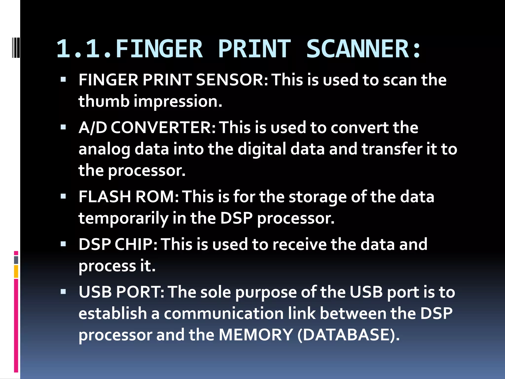 Biometric Voting System | PPTX