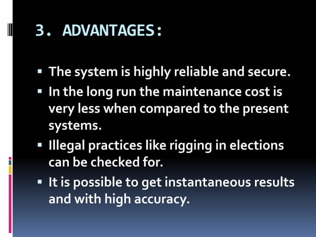 Biometric Voting System | PPTX | Operating Systems | Computer Software and Applications