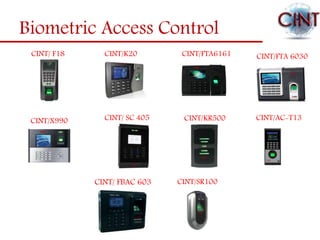 Biometric access control | PPTX