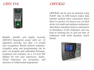 Biometric access control | PPTX
