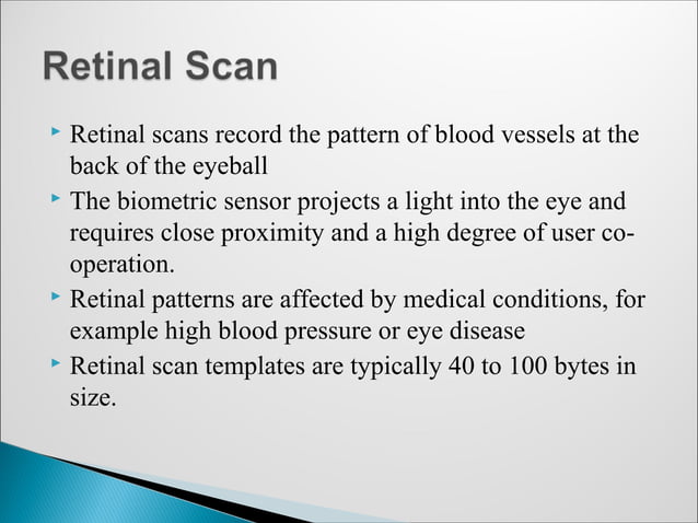 Biometric Security Advantages And Disadvantages Ppt Computing