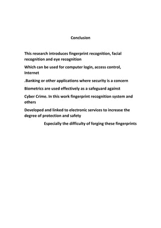 Biometric and cyber security 1 | PDF