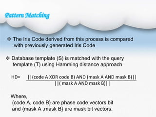 Biometric authentication | PPT