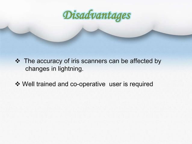 Biometric authentication | PPT
