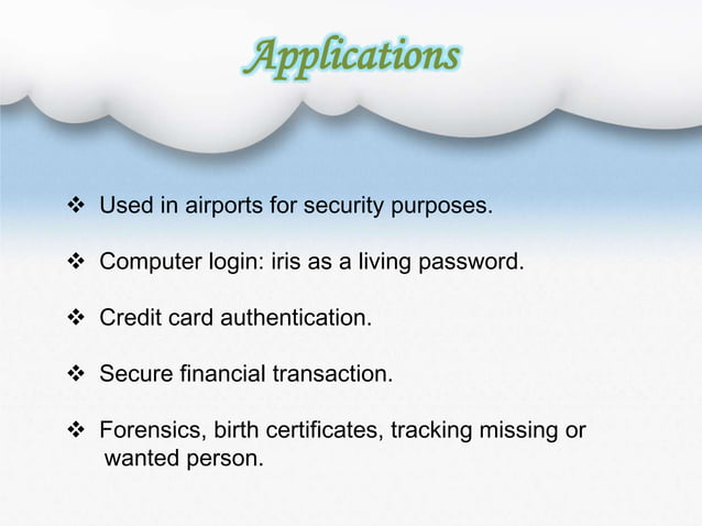 Biometric authentication | PPT