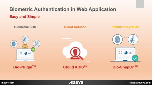 Biometric Authentication In Web Application Ppt