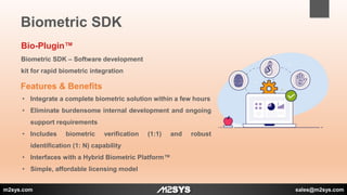 Biometric authentication in web application | PPTX