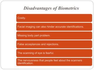 Biometric Authentication PPT | PPTX