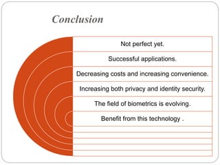 Biometric Authentication PPT | PPTX