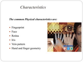 Biometric Authentication PPT | PPTX