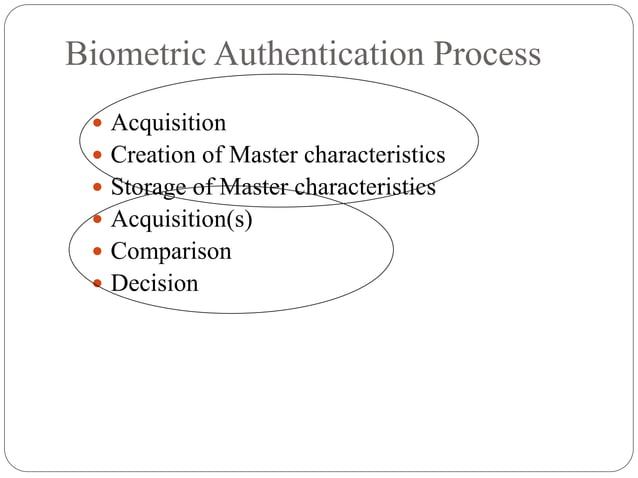 Biometric Authentication PPT | PPTX | Technology & Computing