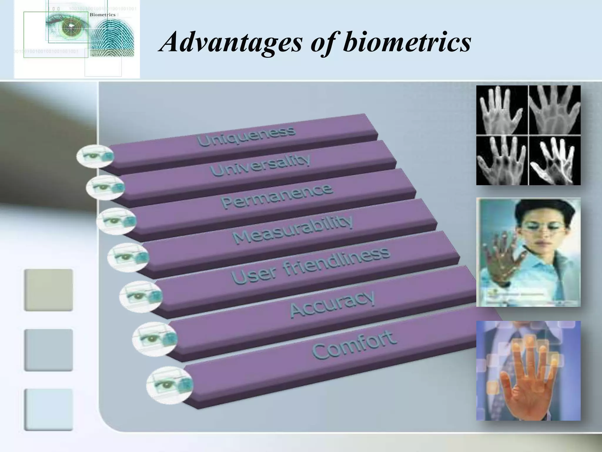 Biometric authentication ppt by navin 6 feb | PPTX | Technology & Computing