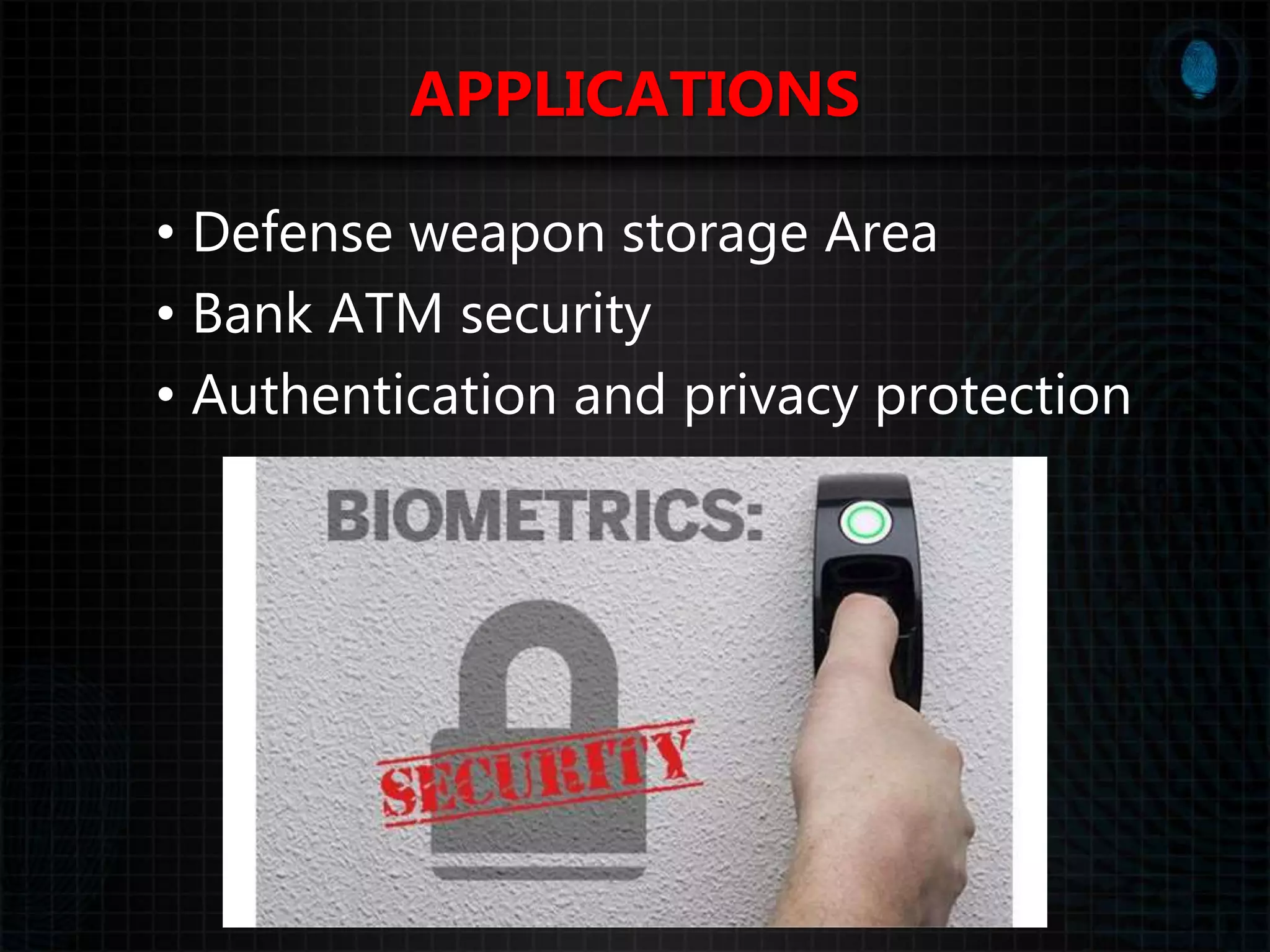 Biometric authentication reiew | PPTX