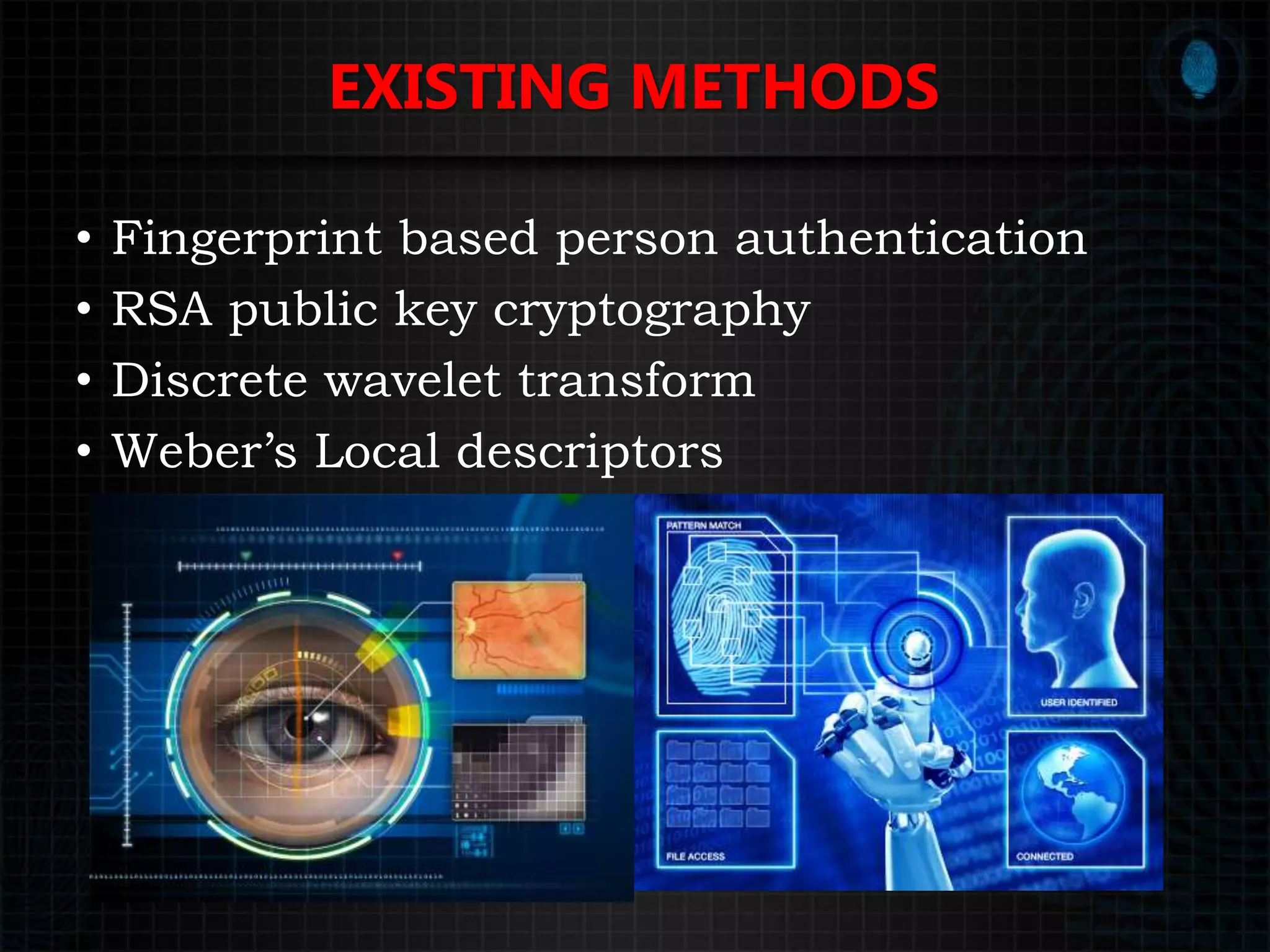 Biometric authentication reiew | PPTX