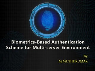 Biometric authentication reiew | PPTX