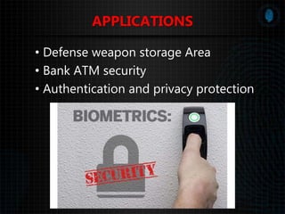 Biometric authentication reiew | PPTX