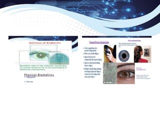 Biometric devices & Malware | PPT