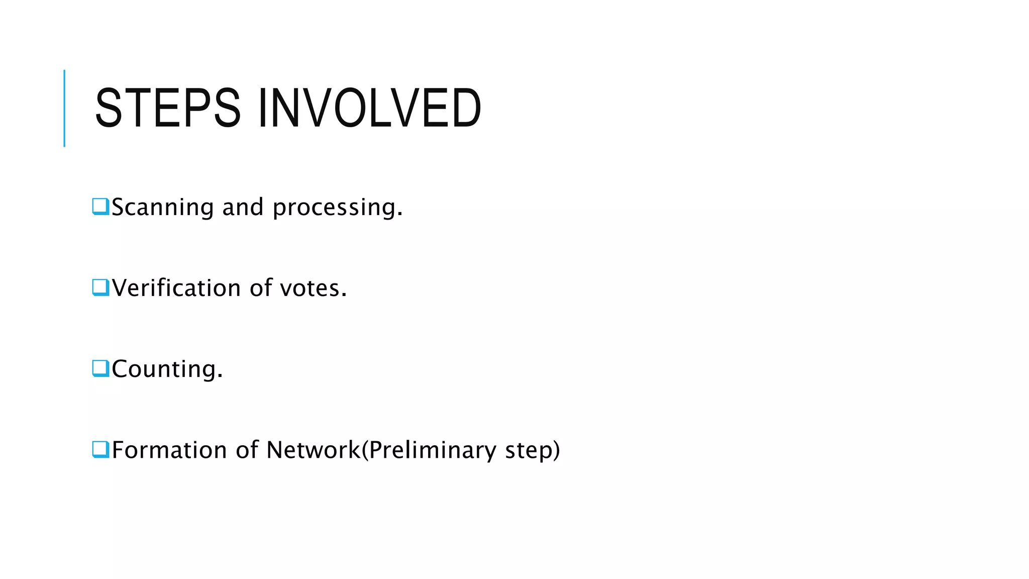 Biometric voting system | PPTX