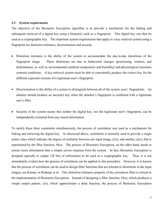 Biometric encryption | PDF