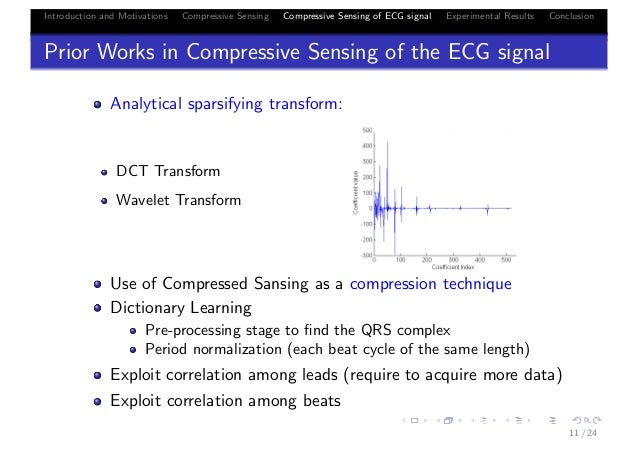 Gaussian Dictionary For Compressive Sensing Of The Ecg Signal