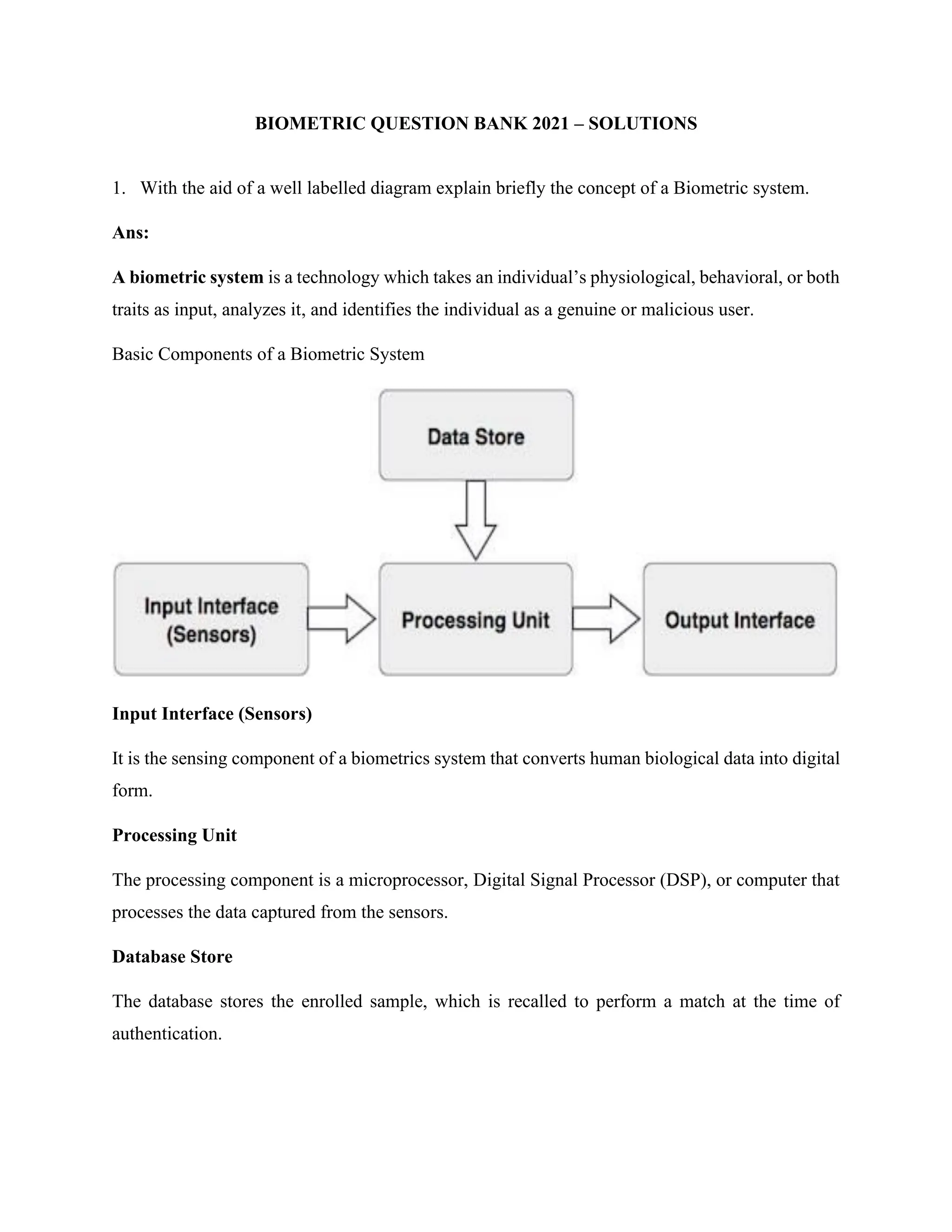 Biometric Question Bank 2021 - 1 Soln-1.pdf