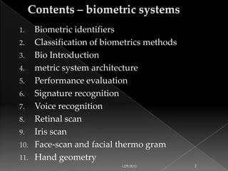 Biometrics | PPTX