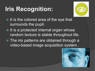 Biometrics | PPT