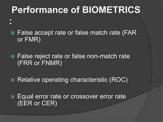 Biometrics | PPTX