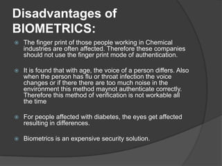 Biometrics | PPTX