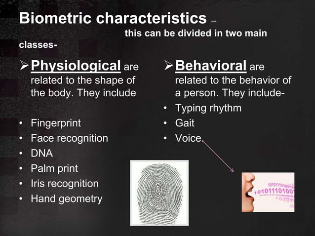 Biometrics | PPT