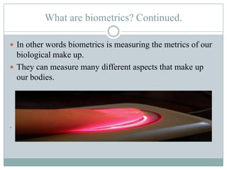 Biometrics | PPTX