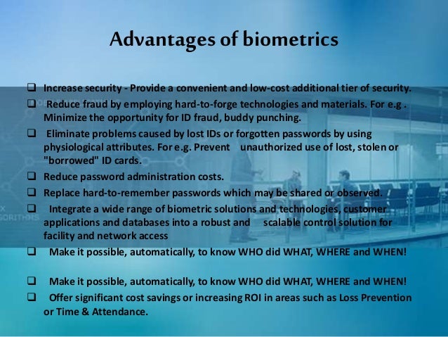 Biometrics