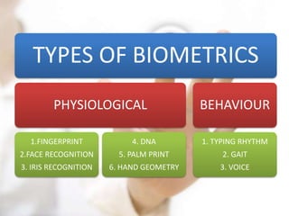 Biometrics | PPT