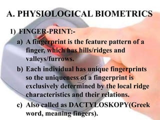 Biometrics | PPT