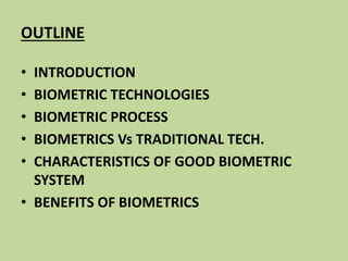Biometrics | PPTX