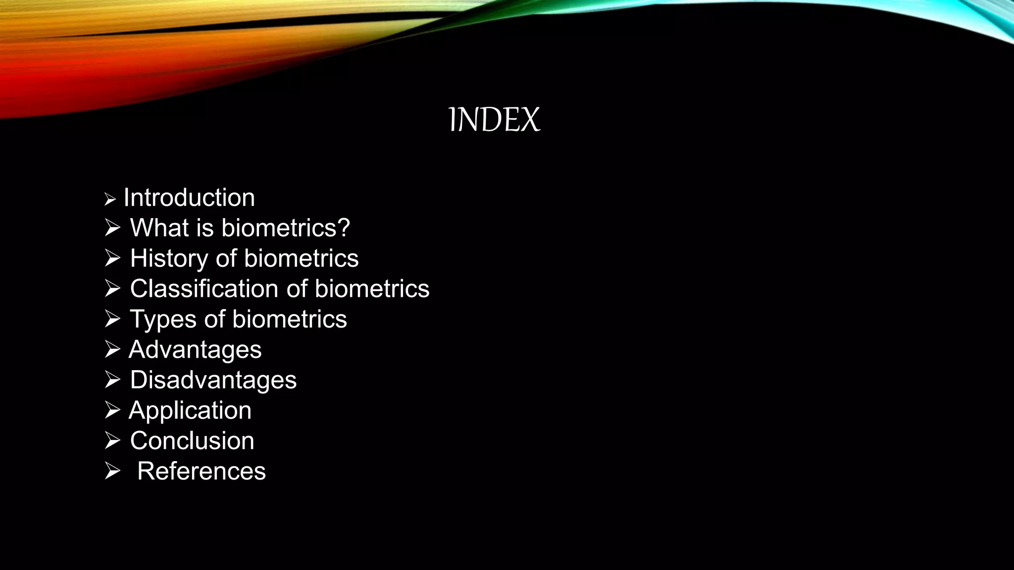 Biometrics Report ppt | PPT