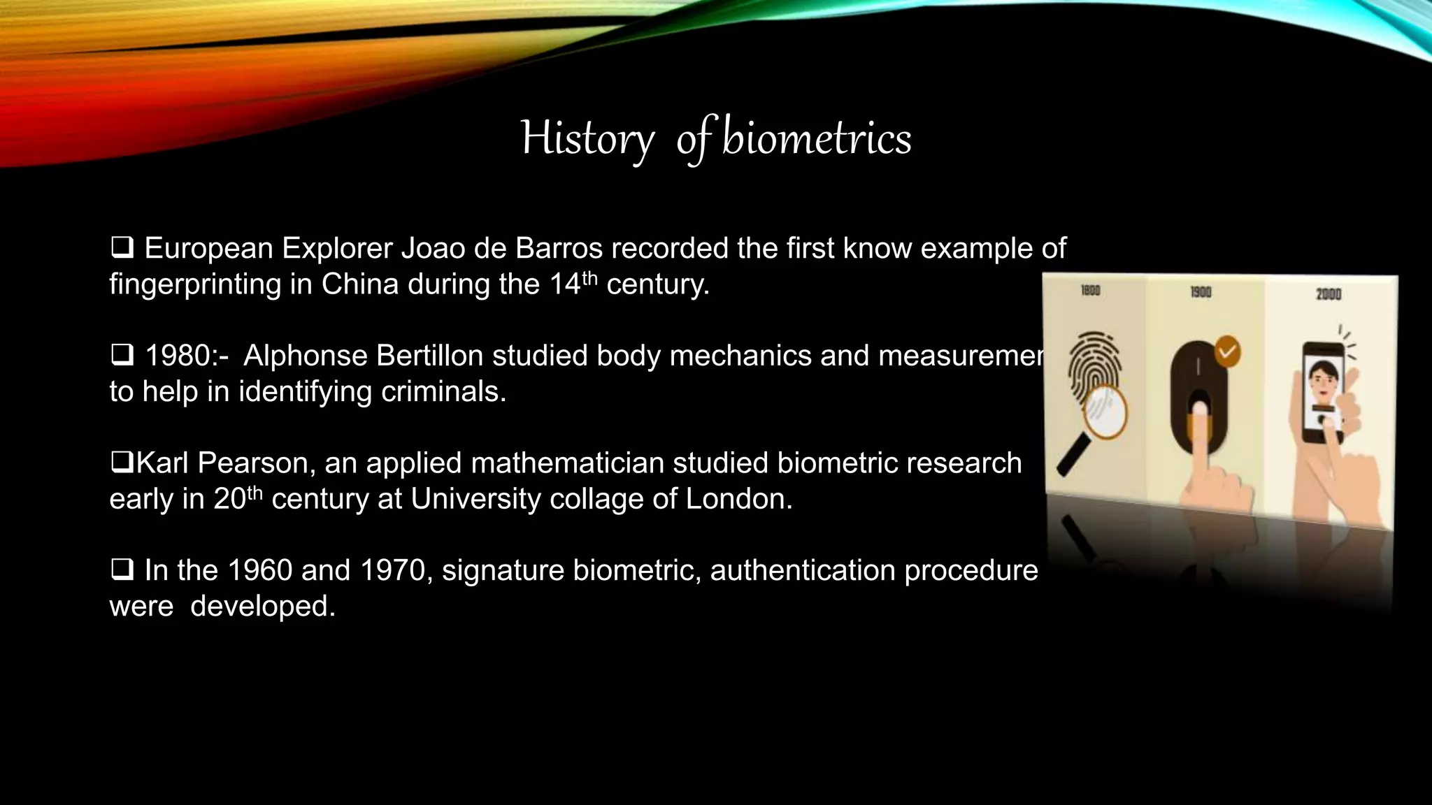 Biometrics Report ppt | PPT