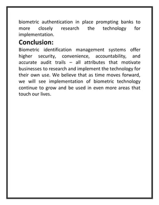 Biometrics | DOCX