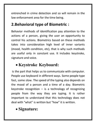 Biometrics | DOCX